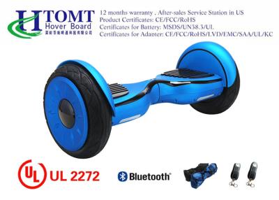 China De blauwe Slimme Sprekers van de Wielensegway Bluetooth van Hoverboard van het Tien Duimwiel Grote Te koop