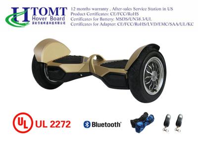 Cina Auto a 10 pollici che equilibra grande ruota Hoverboard con colore portatile facile dell'oro dell'anello della maniglia in vendita