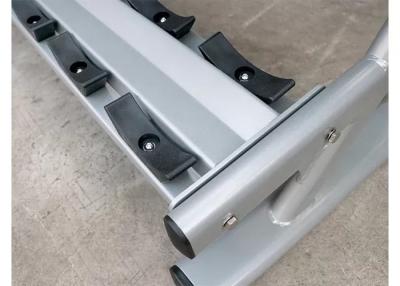 Chine Support à trois niveaux d'haltère de double Barbell en acier pour 15 paires à vendre