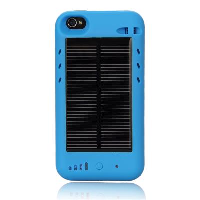 Cina Caso solare del caricatore di iphone 4 2400mAh Iphone di Apple con una sicurezza di 2 collegamenti di USB in vendita