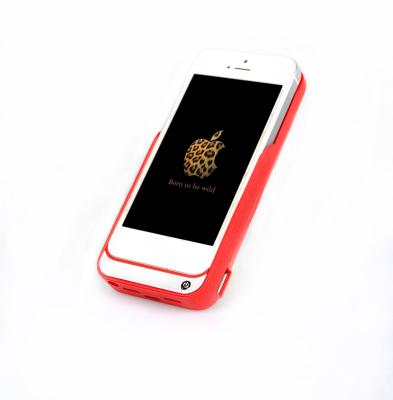 Cina Caso solare portatile del caricatore di Iphone della mela di capacità elevata per il iphone 5s in vendita