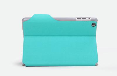 Cina Cassa attraente del cuoio dell'unità di elaborazione, mini rivestimenti protettivi di protezione del iPad blu completo di Apple in vendita