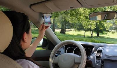 China Suporte universal flexível do smartphone de Samsung, pára-brisa berço da montagem de uma rotação de 360 graus à venda