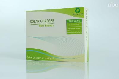 Cina Caricatore solare solare della pila 5000mAh di alta efficienza, caricatore solare veloce eccellente di USB in vendita