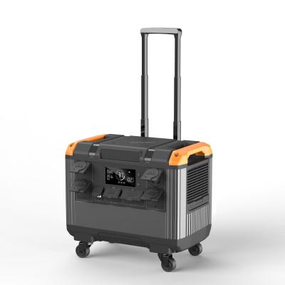 China Estación eléctrica portátil LiFePO4 de 3000W 2688Wh con panel solar en venta