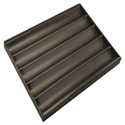 Cina RK Bakeware China Foodservice NSF 49036 6 panello vetrato Uni-Lock Baguette in alluminio vassoio da forno / padella francese in vendita