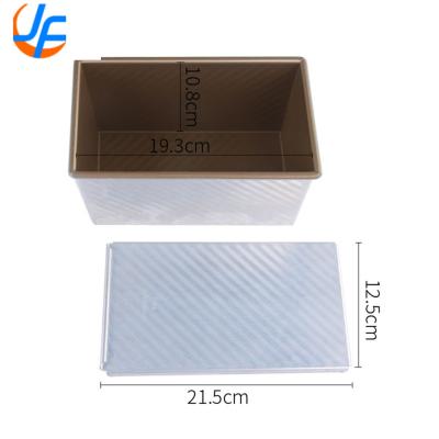 Cina RK Bakeware China Foodservice NSF 450 grammi Panne di pane in alluminio, Panne di pane di grande capacità Pullman Panne di pane in vendita