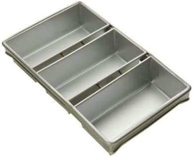 Китай Rk Bakeware China-Foodservice 904935 Коммерческая пекарня 12,25 дюймов х 4,5 дюймов 3 ленточные хлебные кастрюли продается