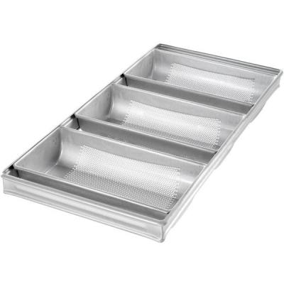Китай Rk Bakeware China-Foodservice 44405 Стеклянная 3-полосатая алюминированная стальная печь хлебная кастрюля продается