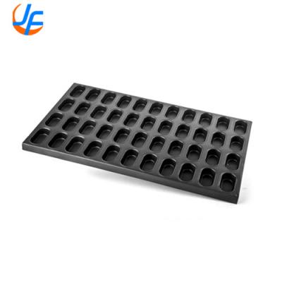 China RK Bakeware China Foodservice NSF Commercial Custom Silicone Galzed Square Muffin Tray Te koop