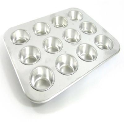 Китай RK Bakeware China Foodservice NSF 12 чашек Алюминиевая кастрюля для кексов и тарелка для кексов продается