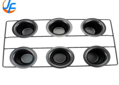 中国 RK Bakeware 中国 食品サービス NSF 6 カップ ステンレス スチール ノンスティック ポップオーバー パン 販売のため