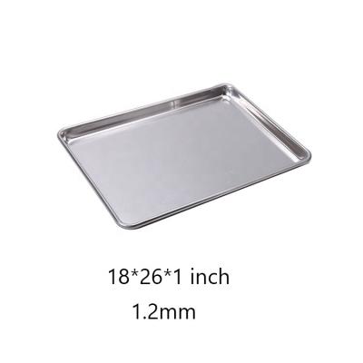 中国 26×18インチ 1.2mm アルミニウム合金焼物鍋 アルミニウム合金焼物皿 アルミニウムオーブントレイ オーブントレイ 販売のため