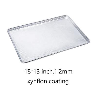 中国 13*18インチ 1.2mm アルミトレイ コーティングパン 粘りしないパン 肉のパン ホットトレイ 販売のため