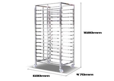 Cina RK Bakeware Cina 15 vassoi Acciaio inossidabile Pasticceria Pasticceria vassoio carrello, Pasticceria carrello in vendita