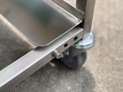 Cina RK Bakeware China-Mackies Flatpack Z Frame Nesting Trolley in acciaio inossidabile per la produzione di panifici in vendita