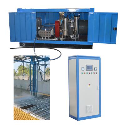 1200bar High Pressure Water Jet Cleaning System For Construction Aluminum Formwork Cleaning