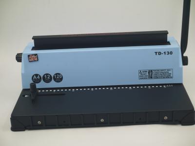 Cina TD-130, 3:1 raddoppiano il cavo, 34 fori quadrati, rilegatrice a spirale in vendita
