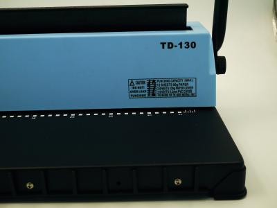 Cina Cavo-o della macchina obbligatoria TD-130 che lega 34 fori quadrati che legano a 120pages in vendita