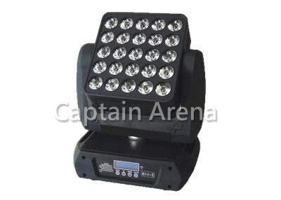 Cina luce LCD della matrice della fase del carrello del fascio di 25*12W 29CH/117CH RGBW LED in vendita