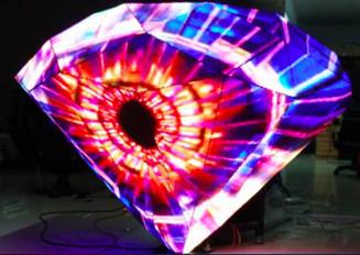 Cina Parete HD della fase dello schermo di visualizzazione della cabina del DJ del diamante di colore pieno LED video che accende Digital in vendita