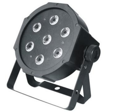 Cina Il telecomando senza fili 2016 7x 9W il RGB DMX ha condotto la luce di alto potere par piana con il professionista per la discoteca DJ del partito KTV in vendita