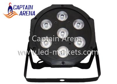Cina la fase di 7x 12W RGBW DMX accende l'alto potere delle luci di parità di affari LED in vendita