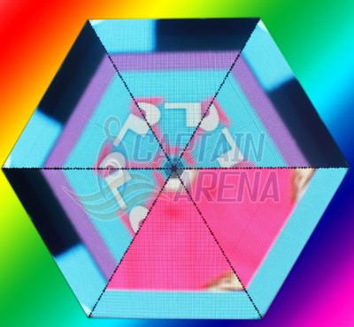 Cina Schermo principale flessibile dei moduli dell'esposizione del triangolo principale night-club creativo in vendita