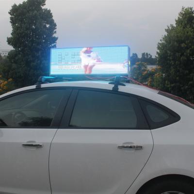 Cina cartelloni pubblicitari all'aperto del taxi dell'esposizione di LED della cima del taxi di colore pieno di 3G WiFi GPS in vendita