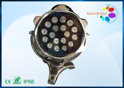 China Cor subaquática da C.C. 12V do IP 68 que muda a luz conduzida 18W para a paisagem à venda