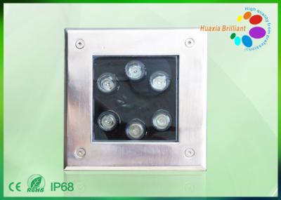 Cina La luce 6W, colore di CC Inground LED del Cree 12V di RGB che cambia il LED si accende per il giardino in vendita