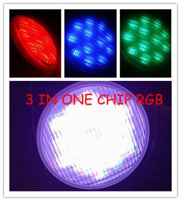 Китай PVC 400lm свет бассеина СИД RGB 18 ватт красный/зеленый цвет для фонтана, DC 24V продается