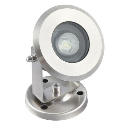 China O diodo emissor de luz 1W/3W subaquático de IP68 ilumina-se com corpo de aço inoxidável à venda