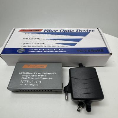 China 10/100M Netlink SM Convertidor de medios de fibra óptica en venta