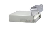 1 2 4 terminación de la caja terminal del acceso de la fibra óptica de Mini Wall Outlet Face Plate FTTH del cable de descenso de la base con el adaptador Pigta del SC