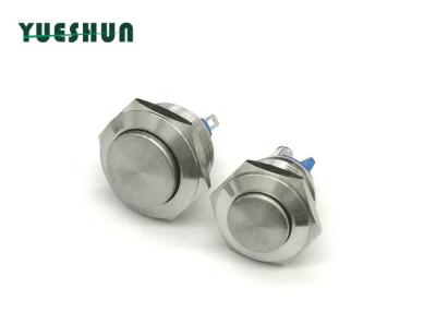 Chine Anti commutateur de bouton poussoir argenté du vandale 1no1nc de PBT 19mm à vendre
