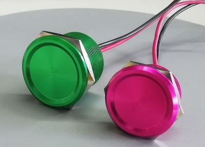 Chine IP67 commutateur piézo-électrique momentané affleurant de contact de la borne 19mm du bâti 24v 2 à vendre