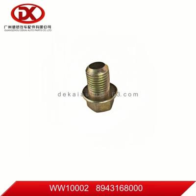 중국 8943168000 8 94316800 0 연료 탱크 배수 플러그 ISUZU NKR77 4JH1 판매용