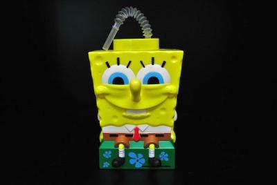 Cina bottiglia di acqua su misura altezza di 22CM Spongebob per i bambini COME materiale in vendita