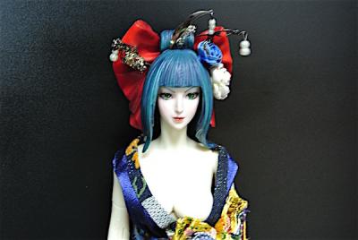 Cina Figure giapponesi vestiti reali di anime di stile antico per la raccolta 35*6*4cm in vendita