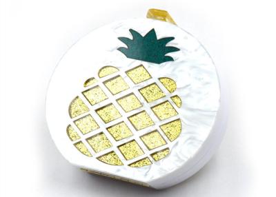 Cina Borsa di frizione bianca dell'ananas d'avanguardia, anche le borse di frizione per il banchetto d'impionbatura in vendita