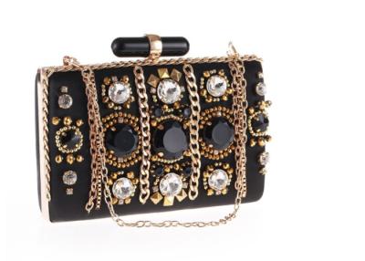 Cina Le borse di frizione di sera del partito di Bling Steampunk d'annata fatto a mano ricamano le frizioni in rilievo di sera in vendita