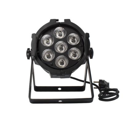 Cina luci par piane di plastica del DJ del lavaggio della luce RGBW 4in1 DMX512 di 7x12W LED in vendita