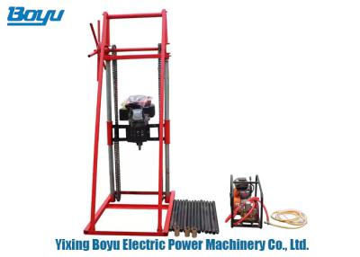 China Stakeltype Transmissielijn Stringing Tools Gasoline Portable Sampling Rig 50m Te koop
