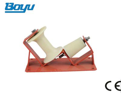 China Cabo empacotado do condutor que coloca rolos, polia do Tandem do nylon 12 que amarra a polia da fonte do bloco à venda