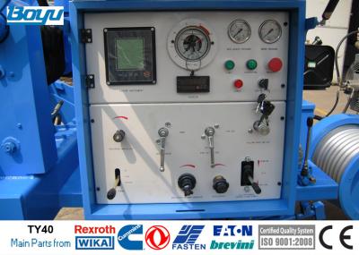 중국 Cummins Engine와 독일인 Rexroth 유압 장치를 가진 장비를 묶는 110kv 전송선 40kn 긴장 판매용