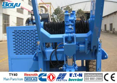 중국 Cummins Engine와 독일인 Rexroth 유압 장치를 가진 장비를 묶는 110kv 전송선 40kn 긴장 판매용