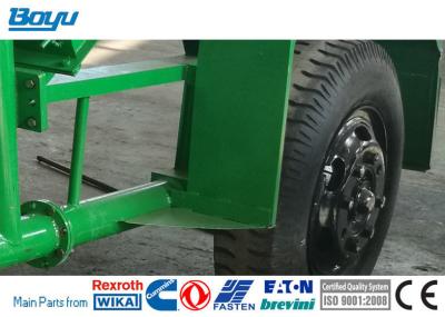 中国 ケーブル ドラムの強く引く巻き枠のキャリアのトレーラーの最大キャパシティ100kN OEMサービス 販売のため