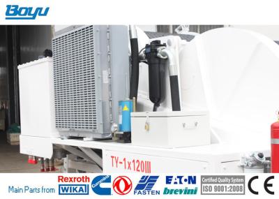 China Single Axle 130KN Tension Stringing Equipment Hydraulic Tensioner for sale