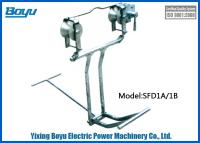 Cina Linea diametro del pacco del conduttore del carico nominale 1kn Cantante del peso 7kg del carretto delle ruote 55mm 80mm in vendita